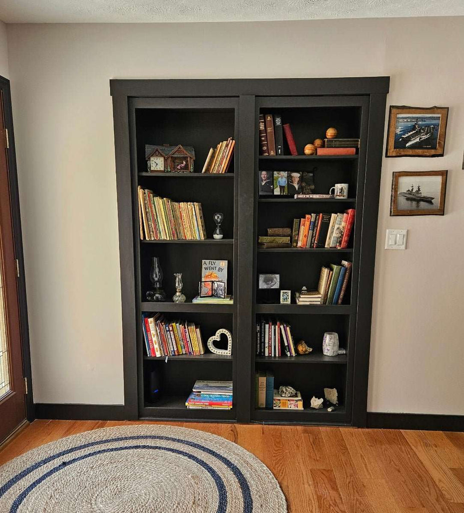 How to Maximize Space with a Double-Sided Bookshelf for Small Spaces ...