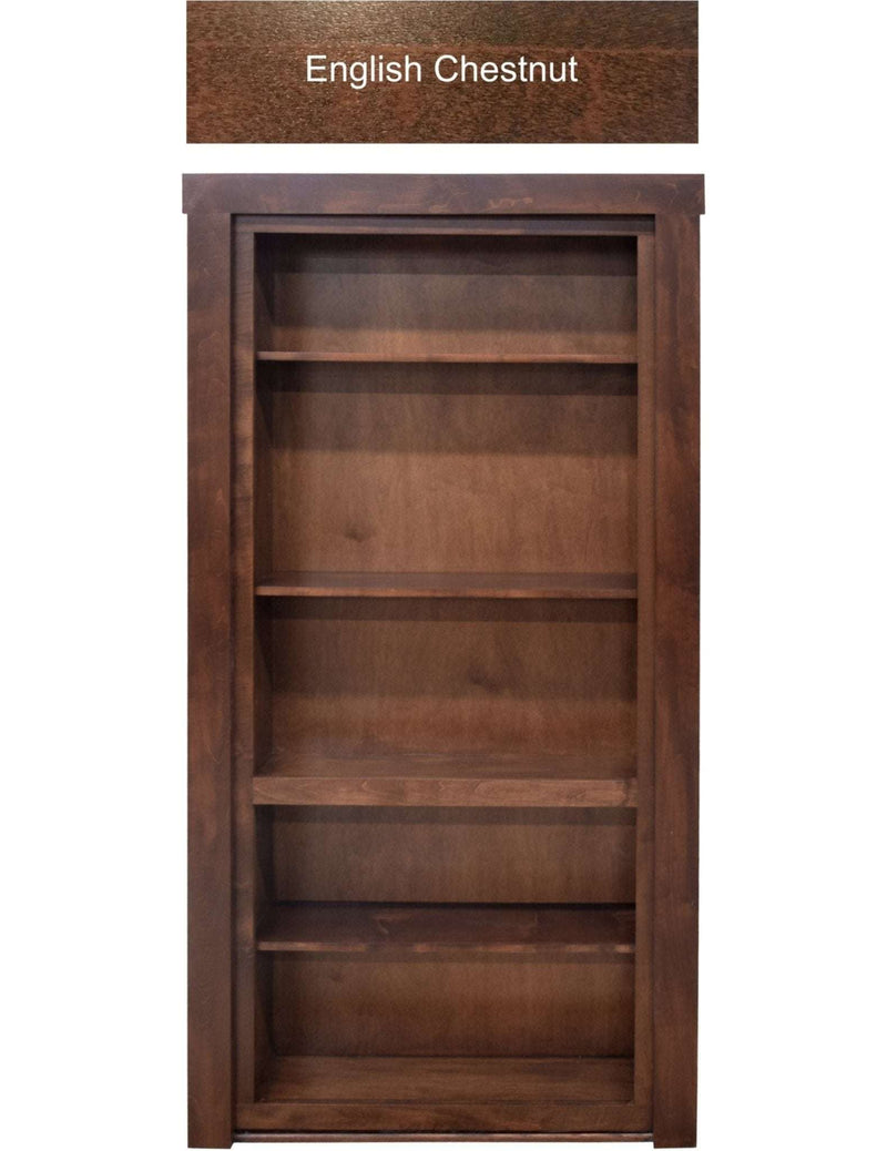 Single Bookcase Hidden Door – Real Wood | Hide-A-Way-Doors